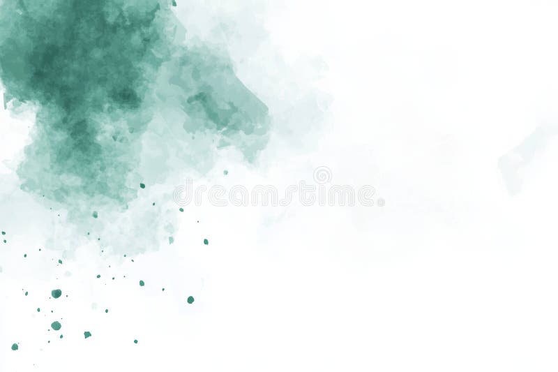 A High-resolution Abstract Watercolor Background in Green Stock Photo ...