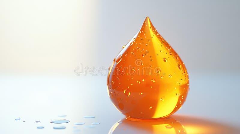 High-Resolution AI-Generated Image of Isolated Sunscreen Droplet on ...