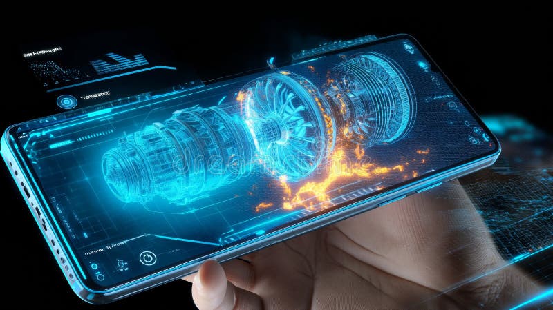 High-resolution Android Showcasing a Liquid-metal Finish and Advanced ...