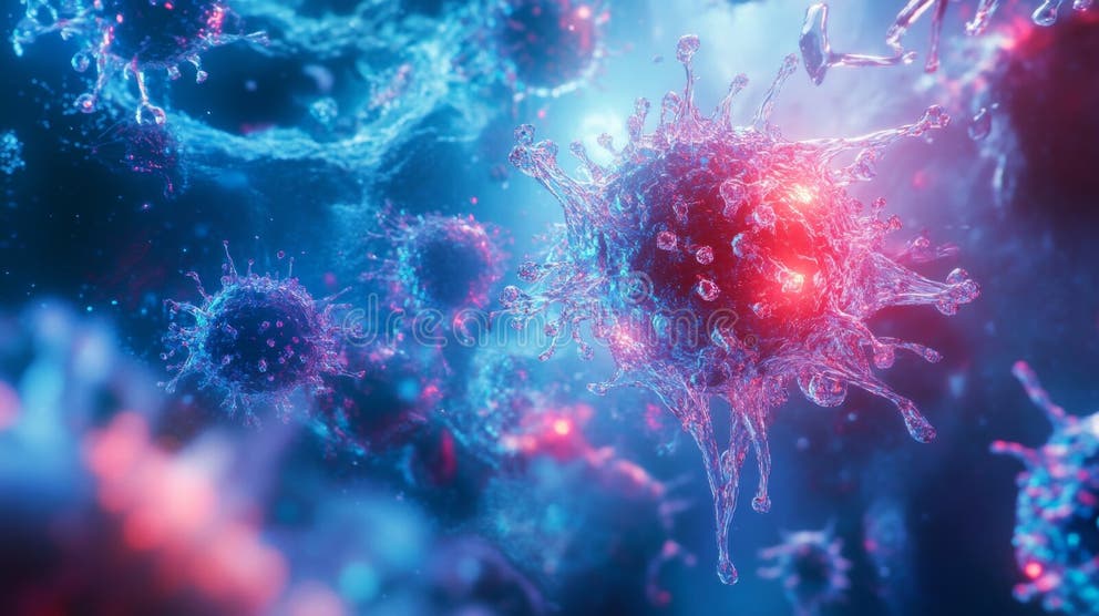 High-Resolution Artistic View of Cells Detecting Pathogens in Gigapixel ...