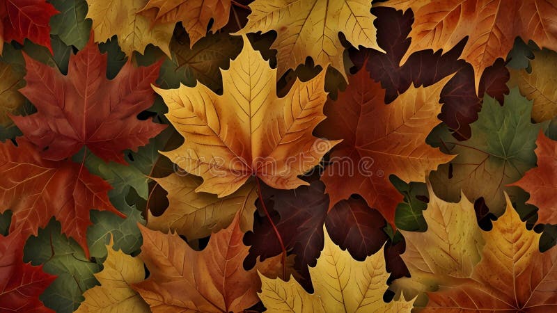 A High-resolution Background for a Maple Leaf-themed Poster, Featuring ...