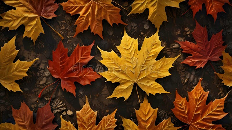 A High-resolution Background for a Maple Leaf-themed Poster, Featuring ...