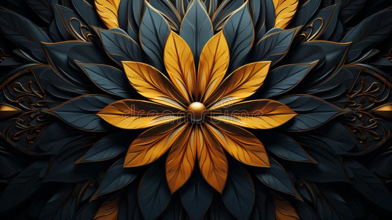 High Resolution Background with Symmetrical Shapes for a Visually ...