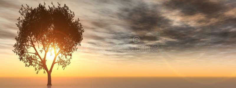 High resolution banner stock illustration. Illustration of tree - 17727749