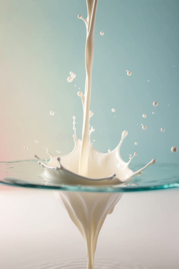 High Resolution Beautiful Splash of Natural Milk Can Be Used As ...