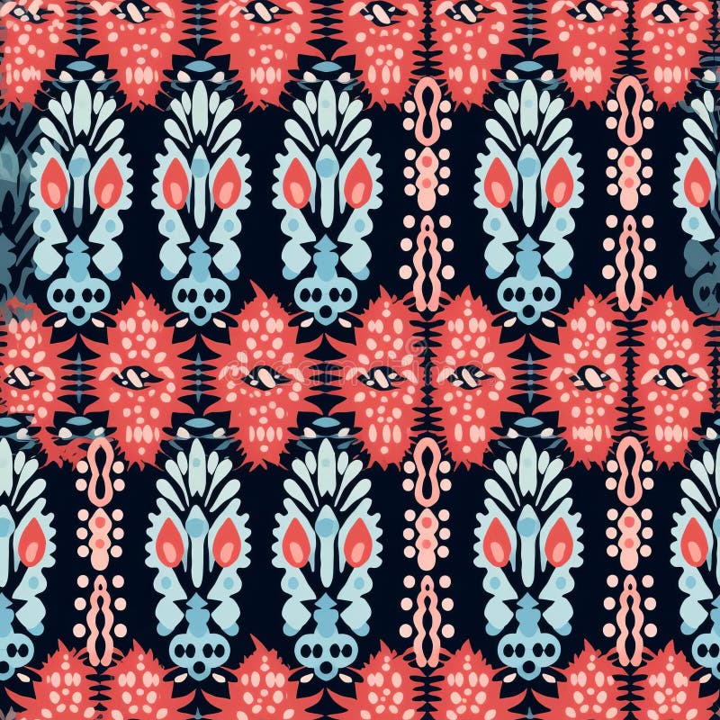 High Resolution Broderie Anglaise Ikat Pattern Designs Online Stock ...