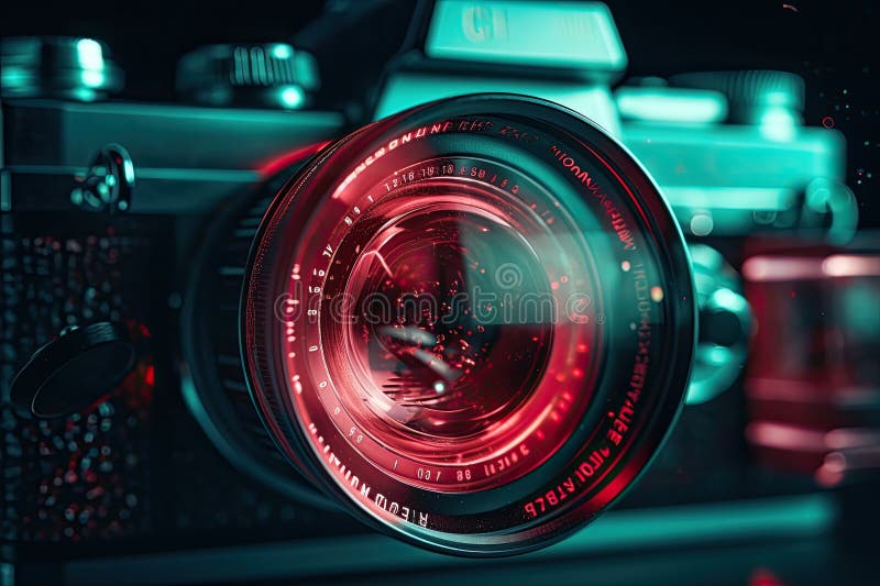 The High Resolution Camera and Lense Stock Image - Image of black ...