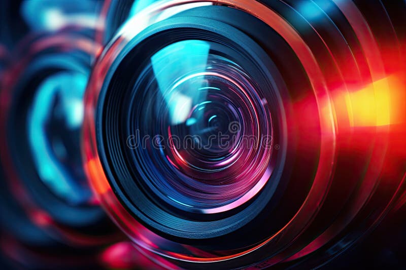 The High Resolution Camera and Lense Stock Photo - Image of black ...