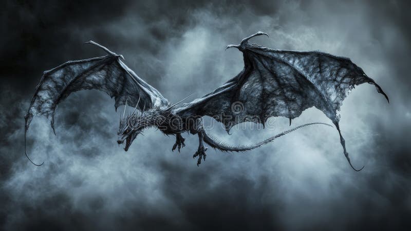 Mysterious Jersey Devil Soars at Night New Jersey Fantasy Creature Dark ...