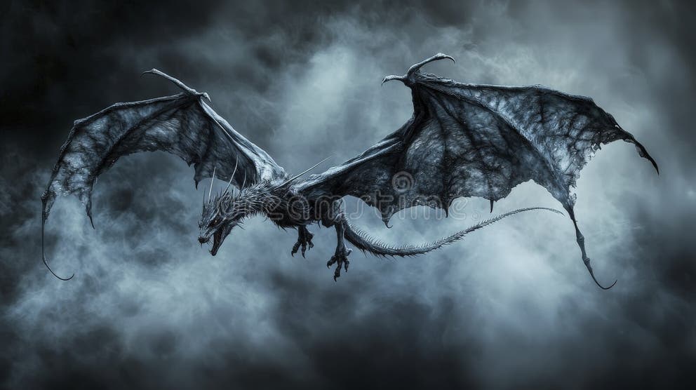 Mysterious Jersey Devil Soars at Night New Jersey Fantasy Creature Dark ...