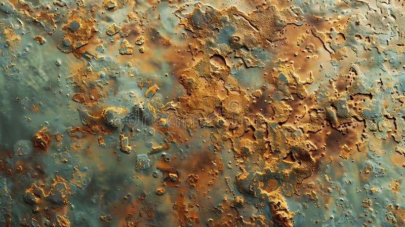High-resolution Capture of Rust and Patina on Metal, Abstract Patterns ...