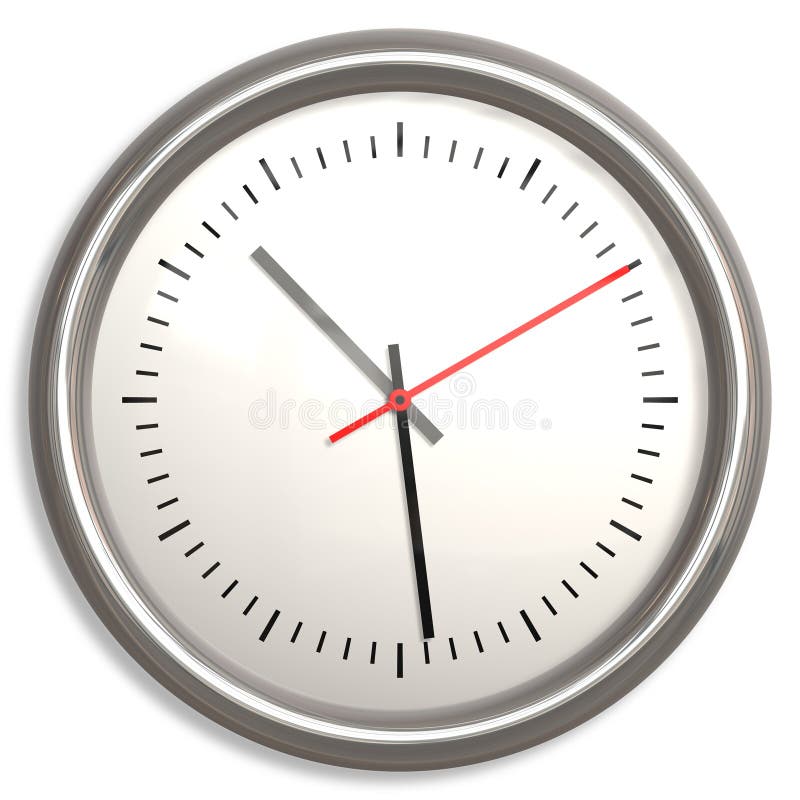 High resolution clock stock illustration. Illustration of face - 18134637