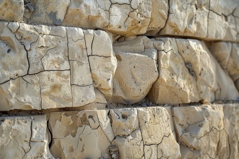 High-resolution Close-up of Ancient Stone Ruins, Detailing the Texture ...