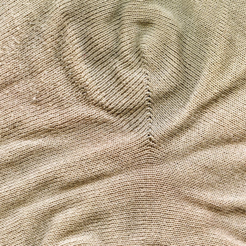 Cotton Fabric Texture - Beige Stock Photo - Image of single, abstract ...