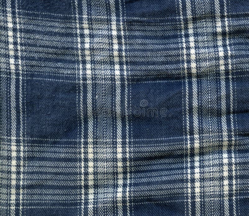 Cotton Fabric Texture - Blue & White Mesh Stock Image - Image of ...