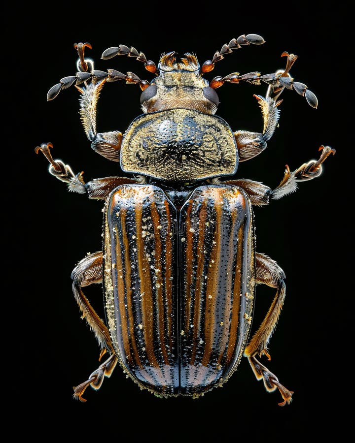 High-Resolution Close-Up Images of Various Insects on Black Background ...