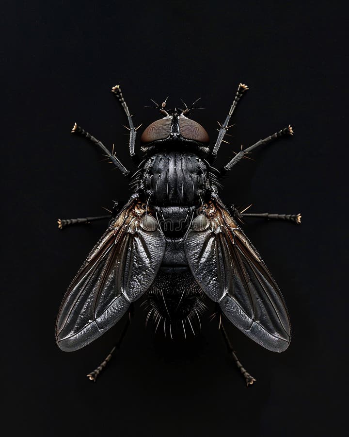High-Resolution Close-Up Images of Various Insects on Black Background ...