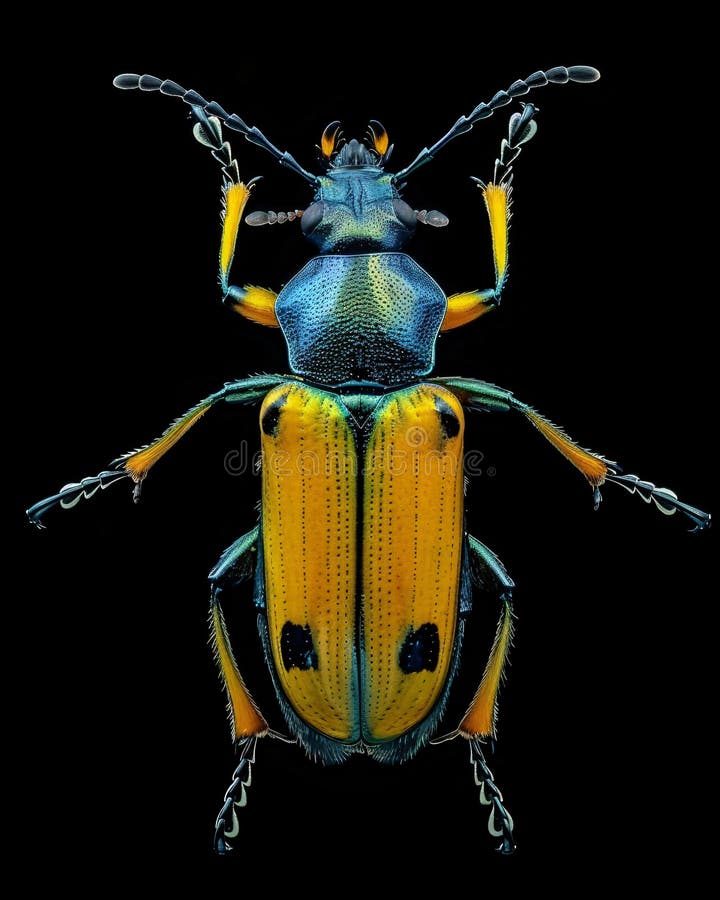 High-Resolution Close-Up Images of Various Insects on Black Background ...
