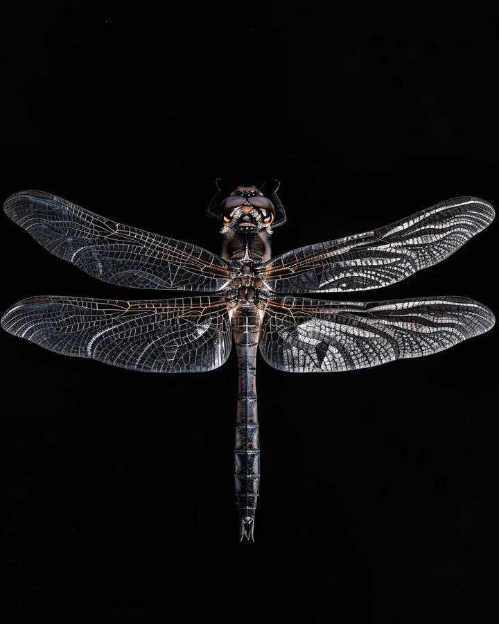 High-Resolution Close-Up Images of Various Insects on Black Background ...