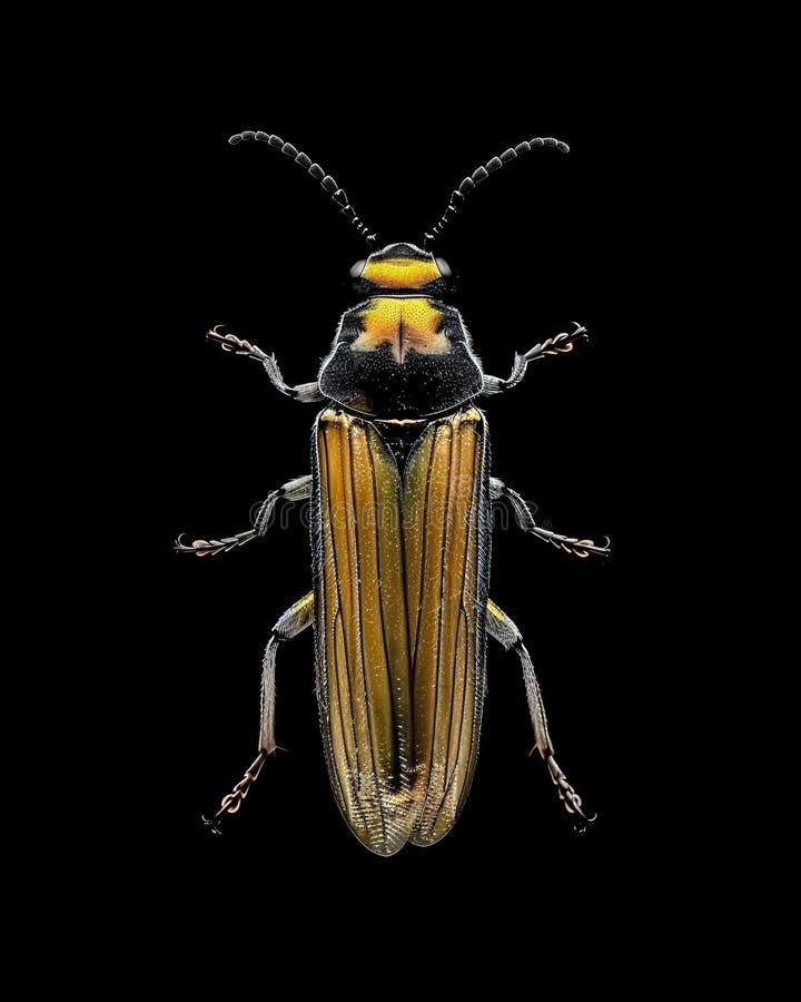 High-Resolution Close-Up Images of Various Insects on Black Background ...