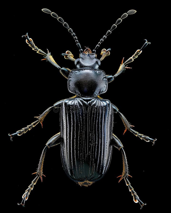 High-Resolution Close-Up Images of Various Insects on Black Background ...