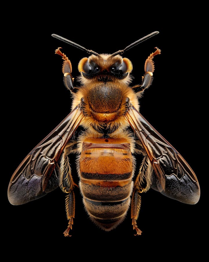 High-Resolution Close-Up Images of Various Insects on Black Background ...