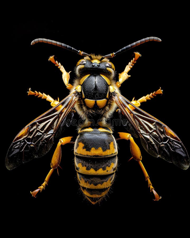 High-Resolution Close-Up Images of Various Insects on Black Background ...