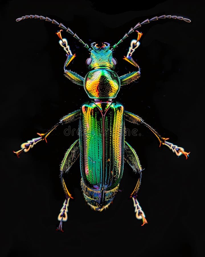 High-Resolution Close-Up Images of Various Insects on Black Background ...