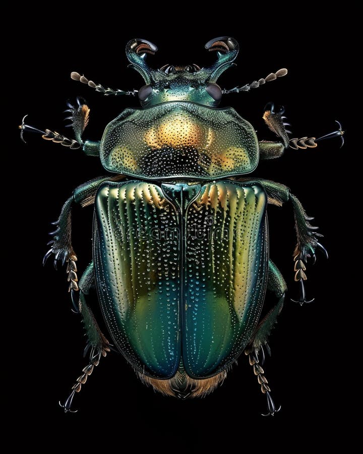 High-Resolution Close-Up Images of Various Insects on Black Background ...
