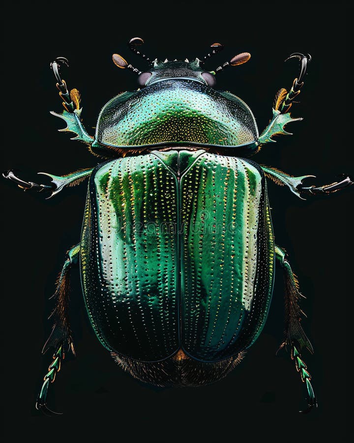 High-Resolution Close-Up Images of Various Insects on Black Background ...