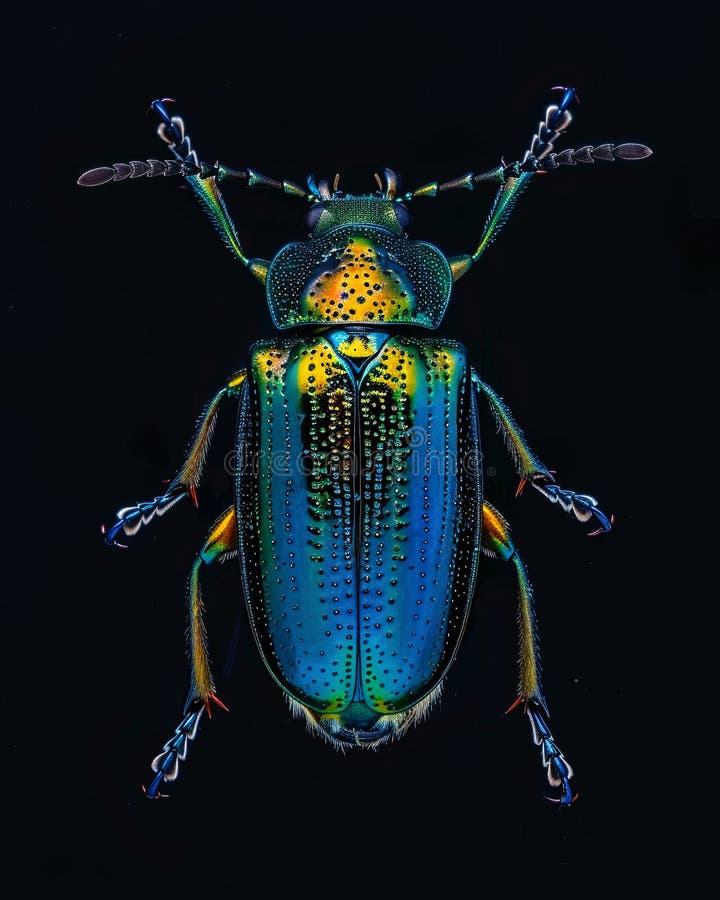 High-Resolution Close-Up Images of Various Insects on Black Background ...