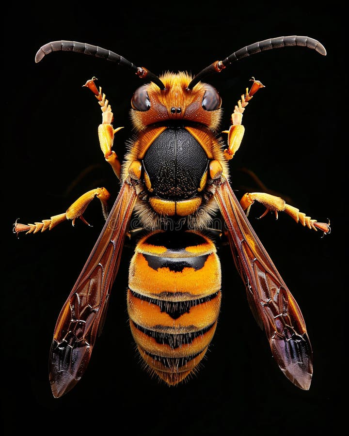 High-Resolution Close-Up Images of Various Insects on Black Background ...