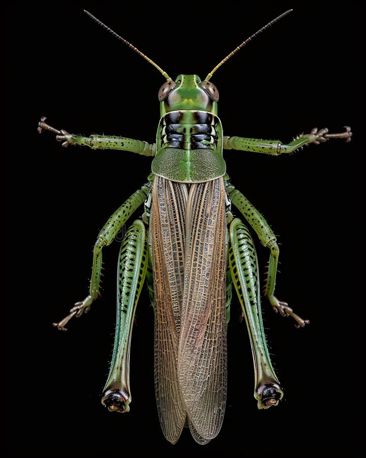 High-Resolution Close-Up Images of Various Insects on Black Background ...