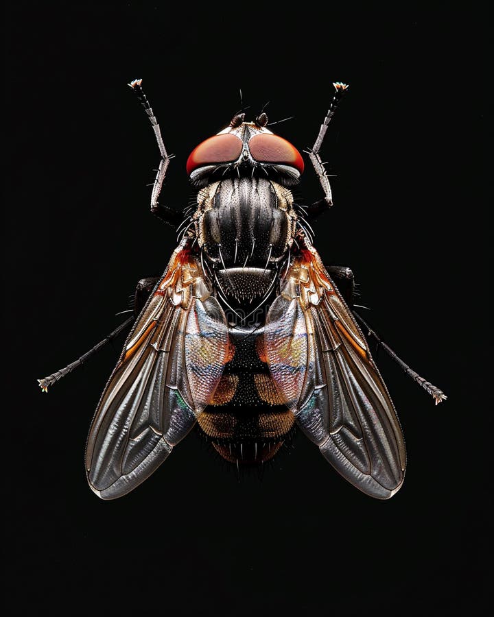 High-Resolution Close-Up Images of Various Insects on Black Background ...