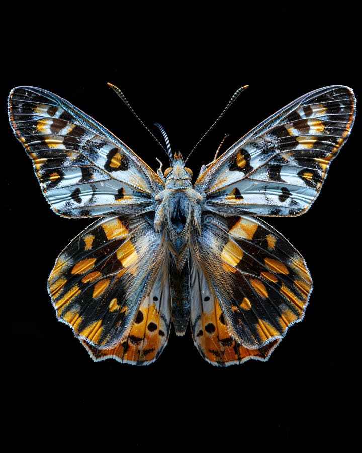 High-Resolution Close-Up Images of Various Insects on Black Background ...