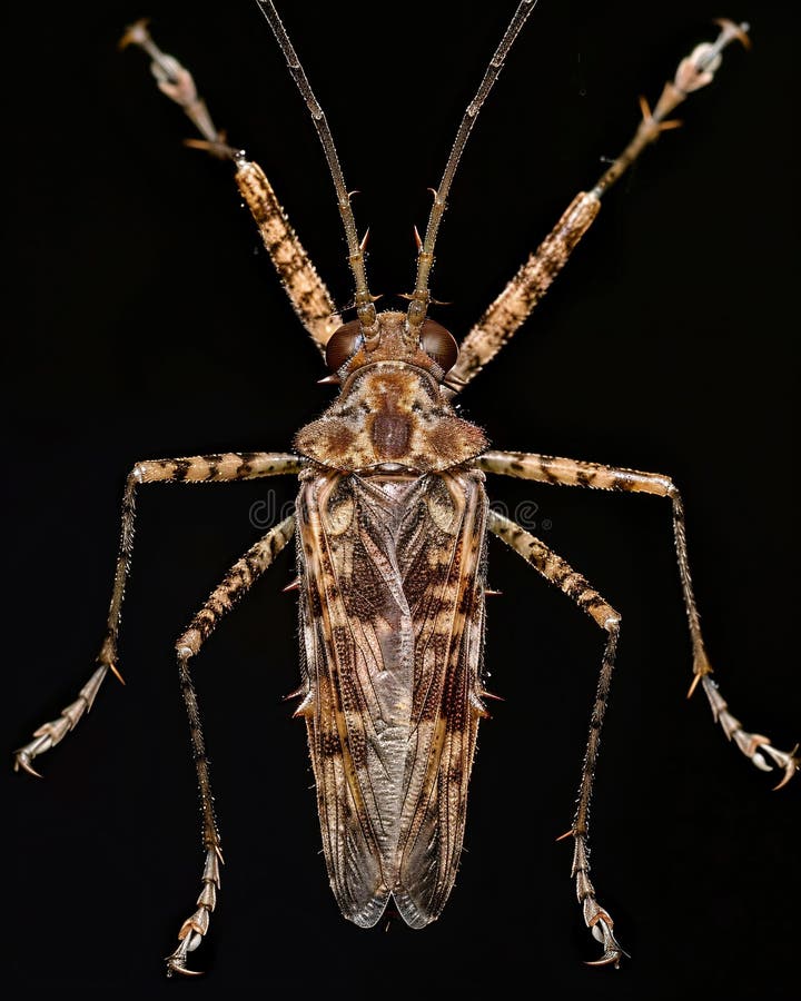 High-Resolution Close-Up Images of Various Insects on Black Background ...