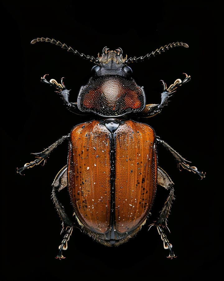 High-Resolution Close-Up Images of Various Insects on Black Background ...