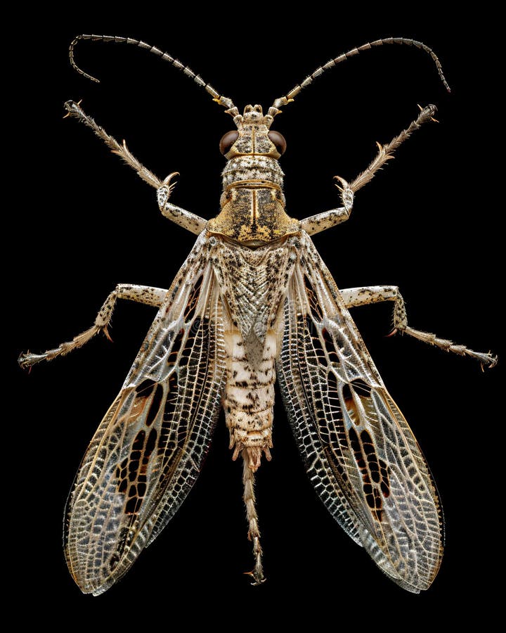 High-Resolution Close-Up Images of Various Insects on Black Background ...