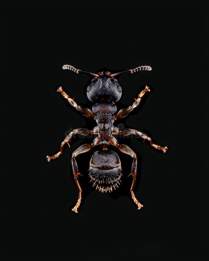 High-Resolution Close-Up Images of Various Insects on Black Background ...