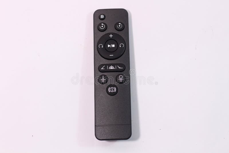 High-Resolution Close-Up of a Modern Multimedia Remote Control Stock ...