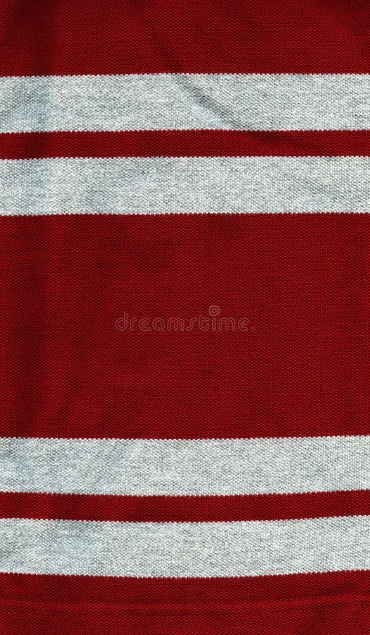 Cotton Fabric Texture - Red with Gray Stripes Stock Photo - Image of ...
