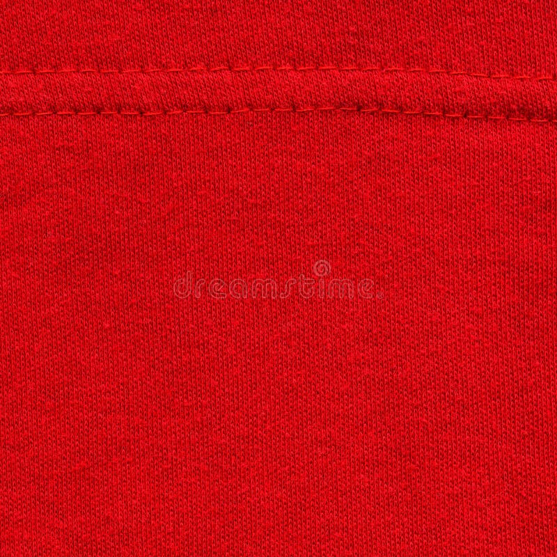 Cotton Fabric Texture - Red with Seams Stock Image - Image of craft ...