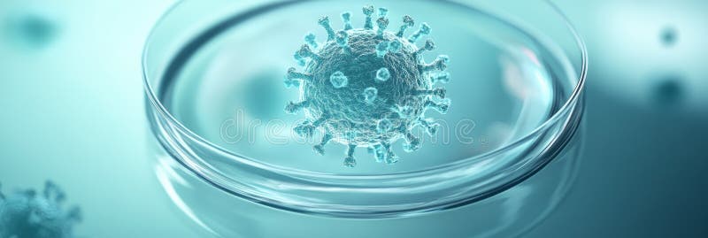 High-resolution Close-up of a Single 3D Virus Model of Monkeypox in a ...