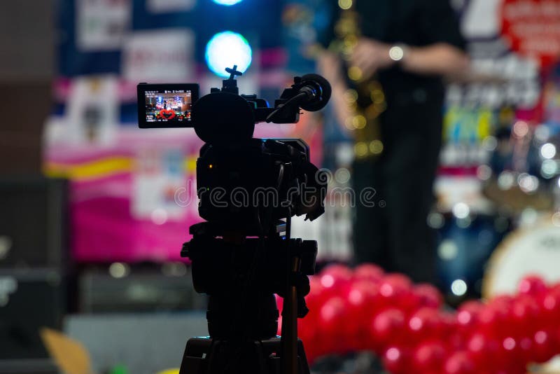 High-resolution, Closeup Shot of a Professional-grade Video Camera ...