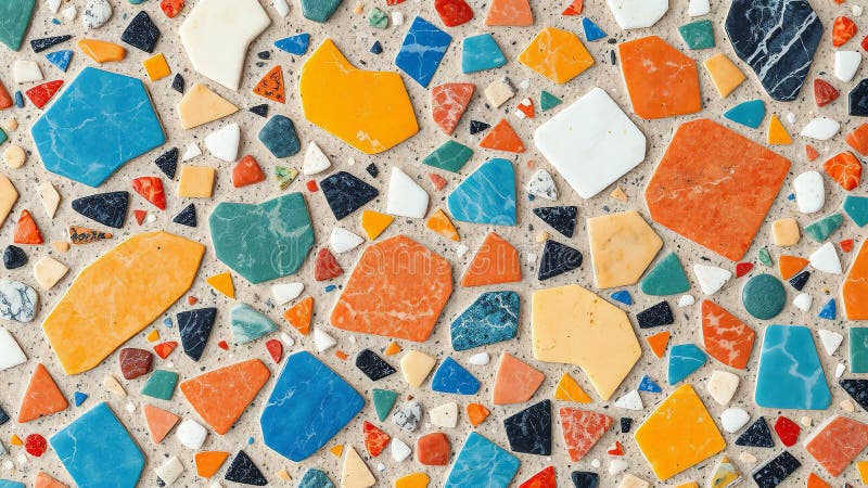 High-resolution Colorful Terrazzo Marble Textures for Packaging Stock ...