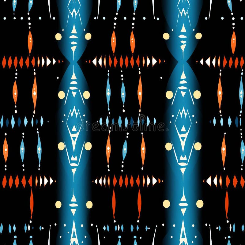 High Resolution Constellation Ikat Pattern Designs and Textiles Stock ...