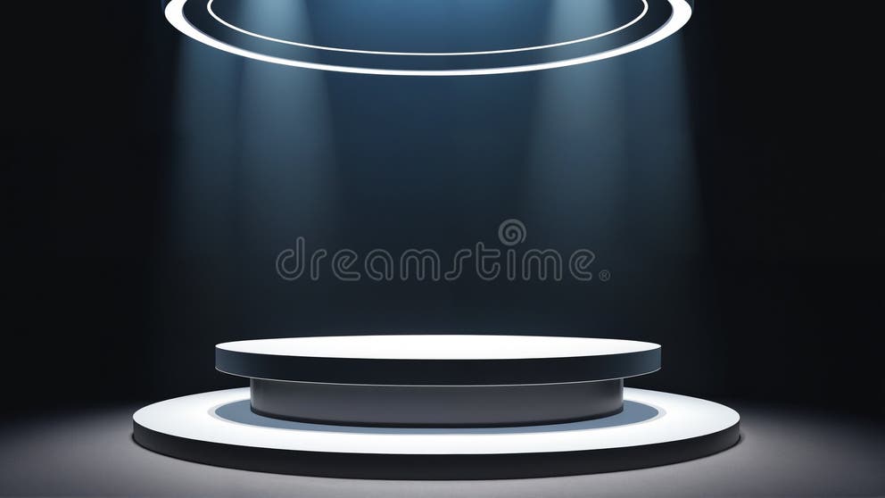 High-Resolution 3D Product Showcase Backdrop in Display Stage Stock ...