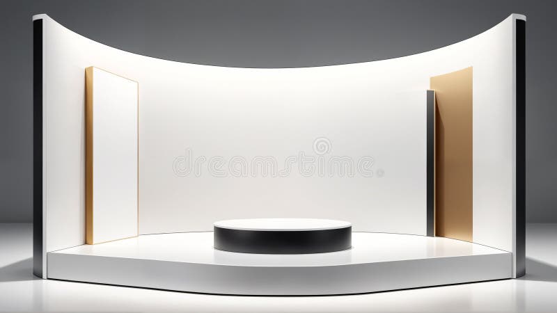 High-Resolution 3D Product Showcase Backdrop in Display Stage Stock ...