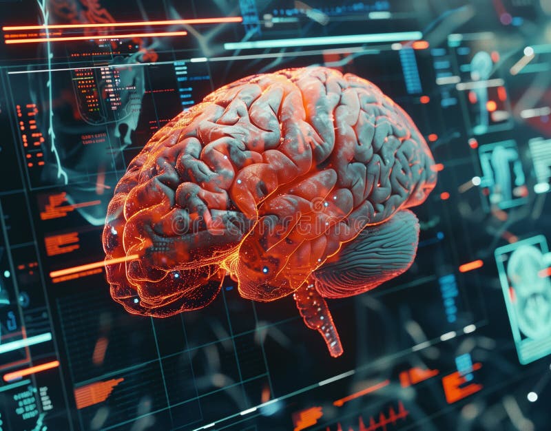 A High-resolution 3D Rendering of Active Neural Pathways in the Brain ...