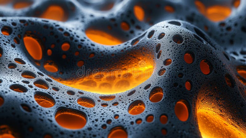 A High-resolution 3D Rendering Displaying an Abstract Biogenic ...